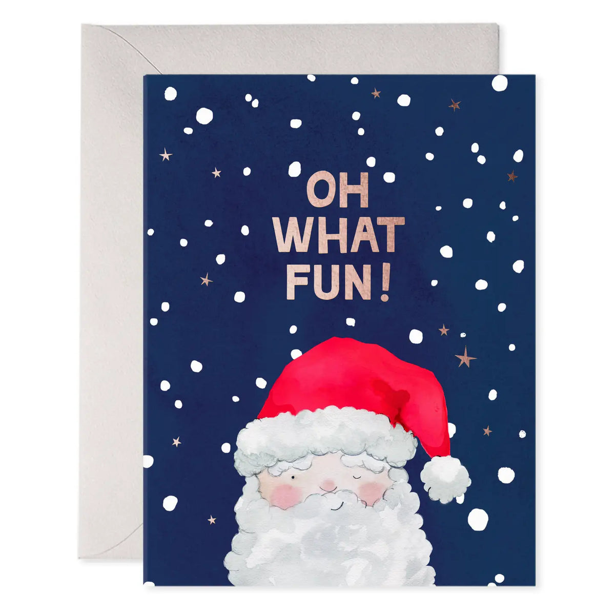Oh What Fun Santa Greeting Christmas Card – Kid's Anthem