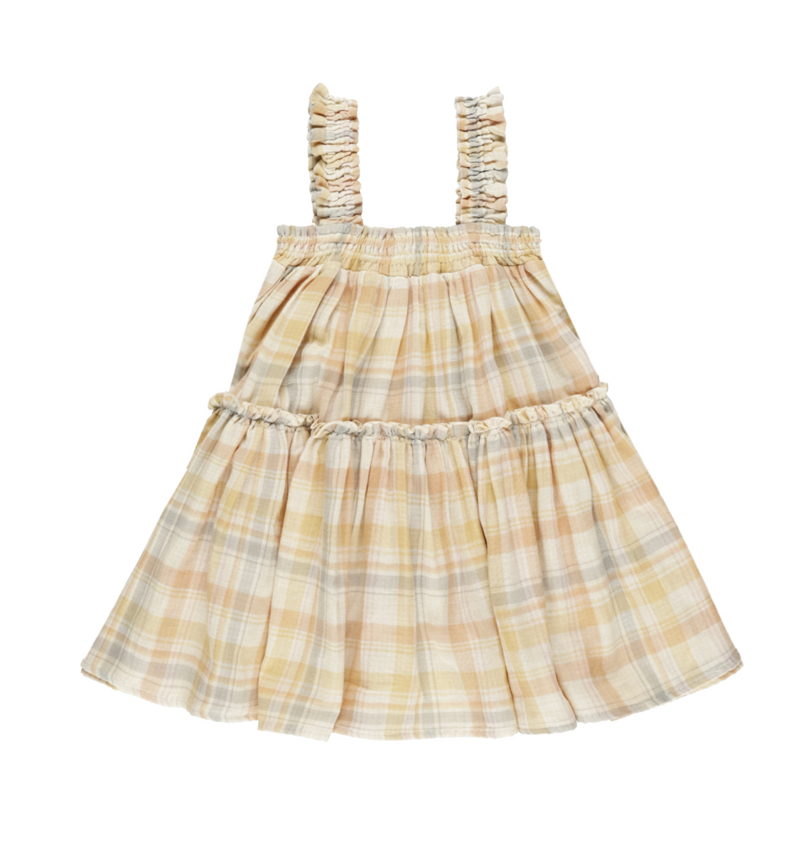 Cicily Dress | Pastel Plaid – Kid's Anthem