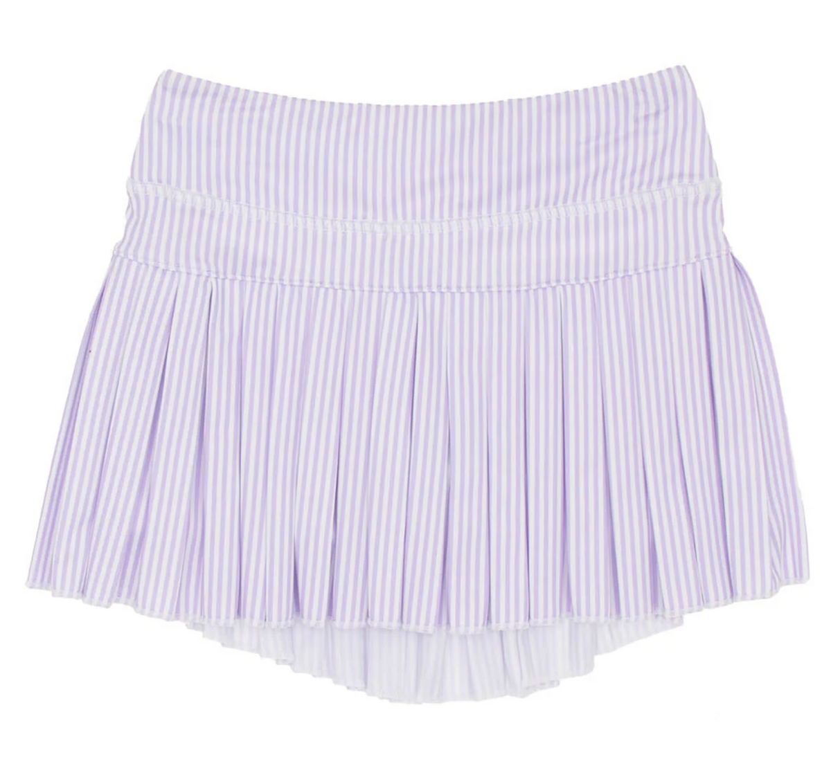Mini Pleat Skort | Lavender Striped – Kid's Anthem